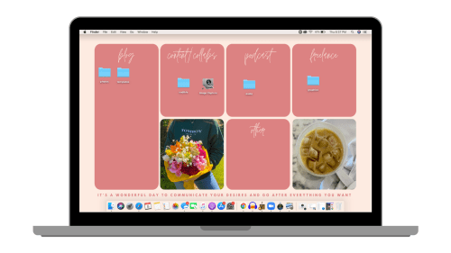 How To Organize Your Desktop with Custom Templates – Megan Burton