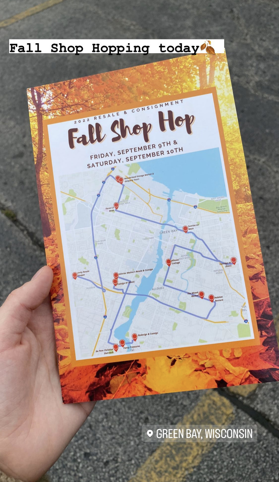 Thrifting at the 2022 Fall Shop Hop in Green Bay, WI – Megan Burton